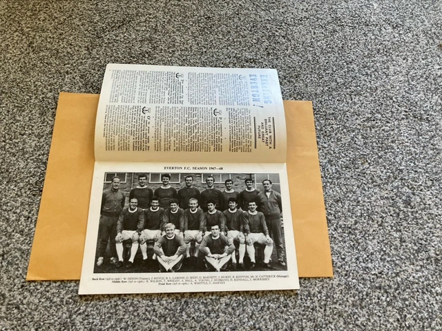 EVERTON V WBA 1968 FA Cup Final Programme. £3.84 - PicClick UK