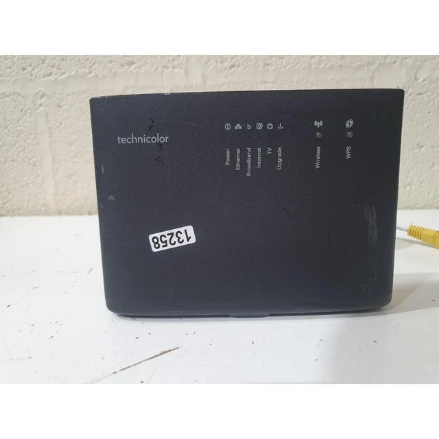 TECHNICOLOR TG588V V2 Wi-Fi Modem/Router Black Dual-Band ADSL VDSL 4 ...