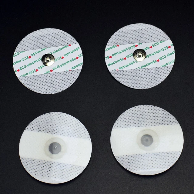 50 PIECES DISPOSABLE ECG Electrodes Medical Electrode Patch EKG ...