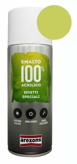 AREXONS SMALTO ACRILICO diamantato giallo zolfo 400 ml cod. 3716 EUR 10 ...