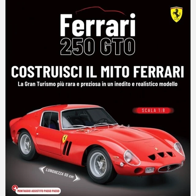 FERRARI 250 GTO Scala 1:8 Centauria Uscita fascicolo n° 95 Dischi freni ...
