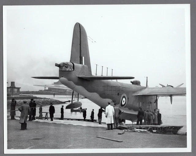 SHORT EMPIRE WW2 Flying Boat Clio Large Original Manufacturers Photo ...