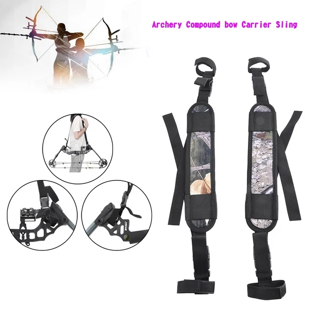 TIR À L'ARC à poulies Arc Sling Carrier Bandoulière Holster Ceinture ...