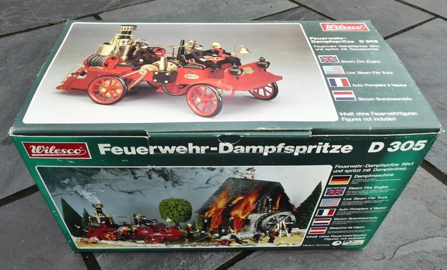 WILESCO STEAM FIRE Engine - D305 (Feuerwehr-Dampfspritze). In Box ...
