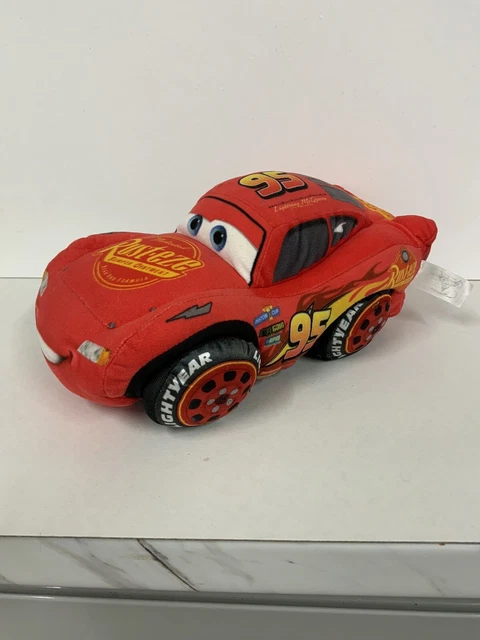 DISNEY PIXAR CARS Lightening McQueen Soft Toy Plush 27cm Great ...