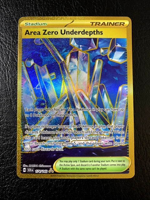 POKÉMON TCG STELLAR Crown Area Zero Underdepths Hyper Rare Holo Pokemon ...
