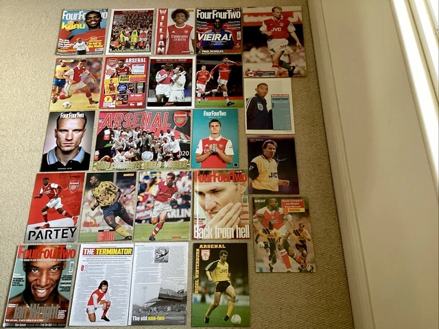 FOOTBALL MAGAZINE PLAYER Posters,Player Pics,Team Poster,Arsenal (set 1 ...