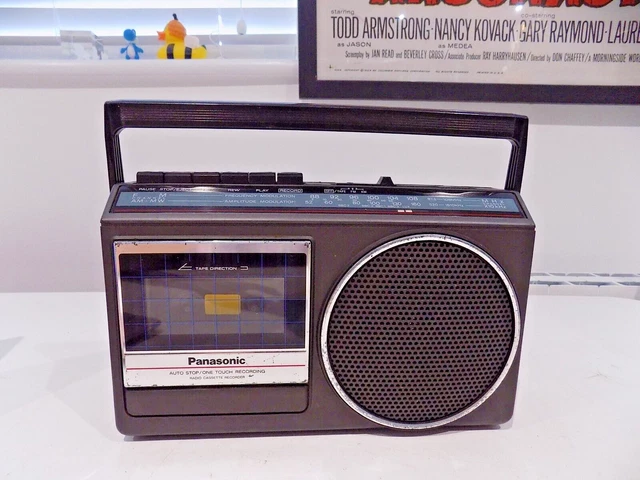 PANASONIC RX-1210 REGISTRATORE a cassette radio FM-AM grigio venduto ...