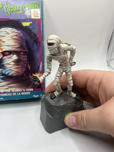 1996 PARACHUTE GOOSEBUMPS CURSE OF THE MUMMYS TOMB LIGHTS&SOUNDS FIGURE ...