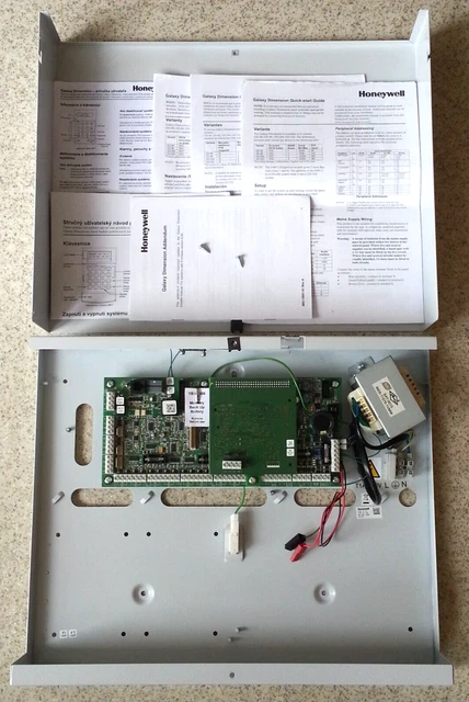 HONEYWELL GALAXY DIMENSION 520 Metal Boxed Alarm Control Panel GD 520 ...