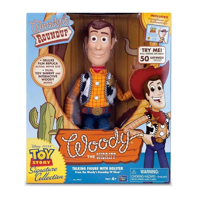 DISNEY PIXAR TOY Story 4 Woody Talking Action Figures Cloth Body Model ...