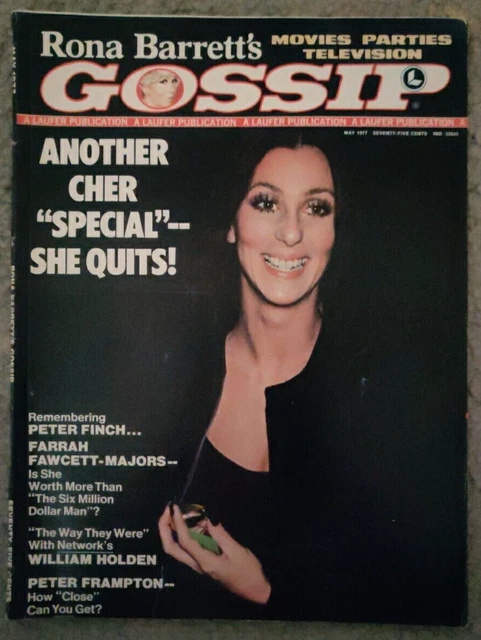RONA BARRETT'S GOSSIP: Cher, Farrah Fawcett, Frampton, William Holden ...