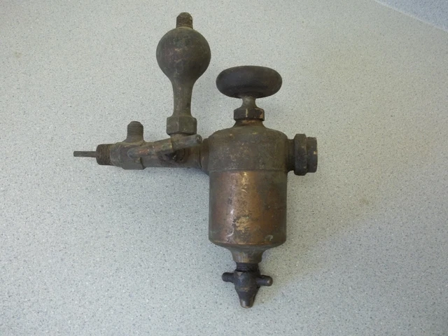 ANTIQUE BRASS SWIFT Lubricator Oiler hydrostatic Steam Engine ...