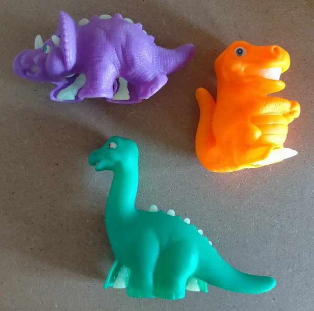 MCDONALDS HAPPY MEAL toys - Dinosaurs 3 loose EUR 10,86 - PicClick FR