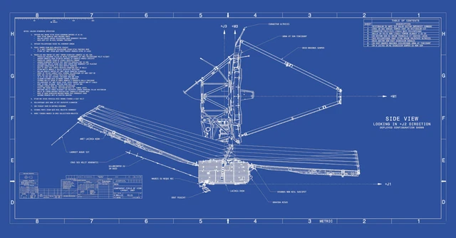 JAMES WEBB TELESCOPE JWST Drawing Diagram Blueprint Poster Print PICK SIZE COLOR 21 99 PicClick JAMES WEBB TELESCOPE JWST Drawing Diagram Blueprint Poster Print PICK SIZE COLOR 21 99 PicClick