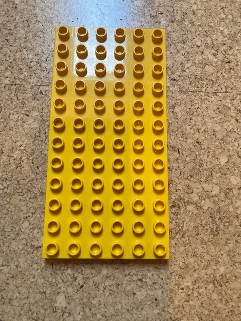 LEGO DUPLO PLATE 6x12 Studs / 9.5x19cm Yellow. #27 £3.51 - PicClick UK