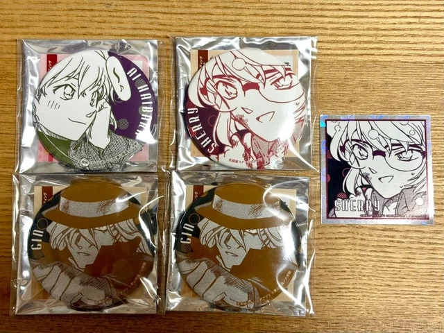 DETECTIVE CONAN APP ufficiale Can Badge Shiho Miyano Ai Haibara Jin ...