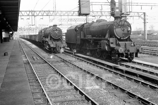 RAILWAY B/W Negative 35mm LMS 44858 & 48271 no date or location. £4.95 ...