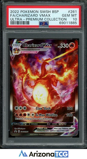 POKEMON 2022 CHARIZARD VMAX SWSH261 Charizard Ultra Premium Collection ...