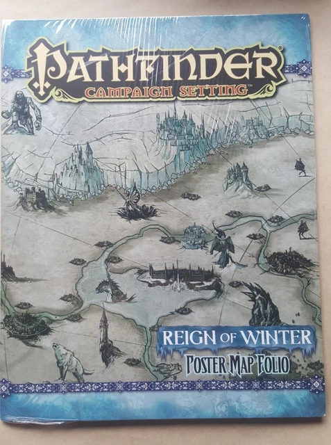 PATHFINDER CAMPAIGN SETTING: Poster Map Folio - Reign of Winter $35.00 ...