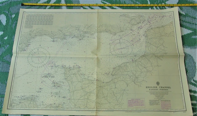 HYDROGRAPHIC OFFICE NAUTICAL/MARITIME Chart English Channel Eastern ...