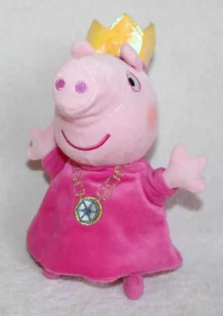 2003 PEPPA PIG Talking Princess In Crown Plush Soft Toy by Character ...