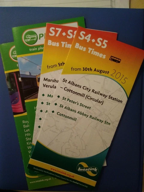 BUS TIMETABLE INTALINK Plusbus train plus bus 2015 2016 2017 £9.40 ...