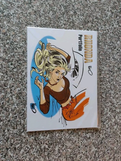 RHONDA COMIC ART Portfolio / Color Prints Limitato e Firmato 062/300 ...
