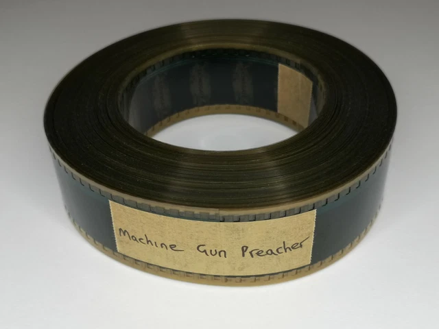 MACHINE GUN PREACHER 35mm Film Trailer 2011 Movie Cel Projector Cinema ...