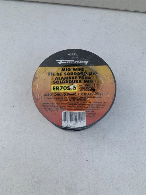 FORNEY 42291 ER70S-6 0.03 in. Mild Steel MIG Welding Wire 70000 psi 2 ...