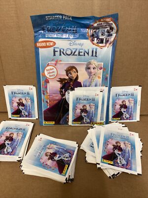 PANINI FROZEN 2 Sticker Story 2021 Sticker Collection 50 Sealed Packs ...