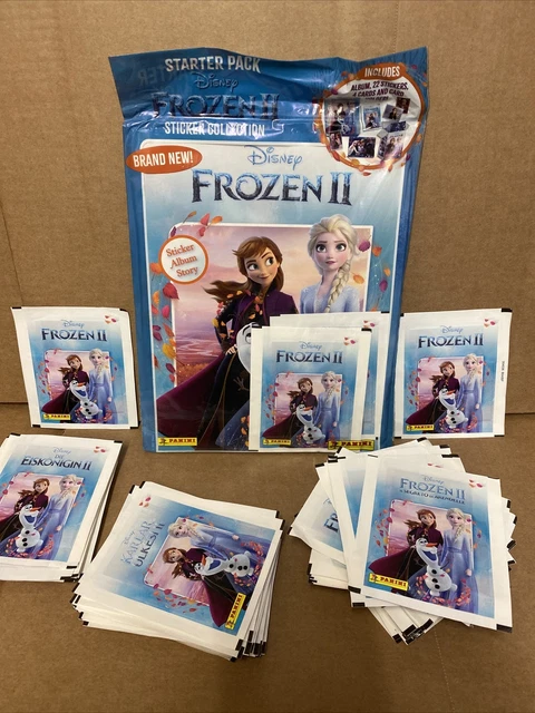 PANINI FROZEN 2 Sticker Story 2021 Sticker Collection 50 Sealed Packs ...