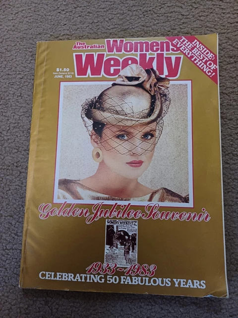 THE AUSTRALIAN WOMEN'S Weekly Womens Magazine June 1983 Golden Jubilee ...