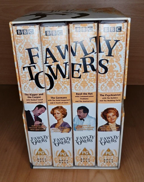FAWLTY TOWERS COMPLETE Series Box Set VHS Video Tape Box Set Classic ...