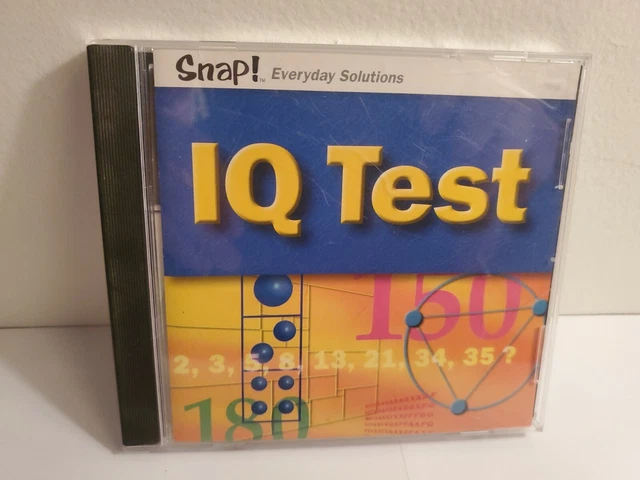 SNAP! EVERYDAY SOLUTIONS: IQ Test (PC, 2002, Topics Entertainment) $9. ...