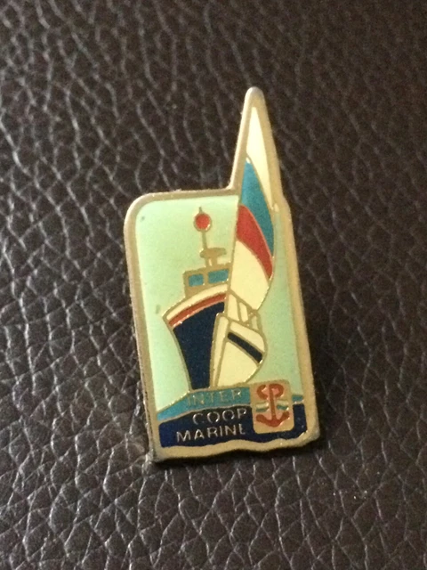 PIN'S BATEAU PAQUEBOT Voilier: Inter Coop Marine EUR 3,00 - PicClick IT
