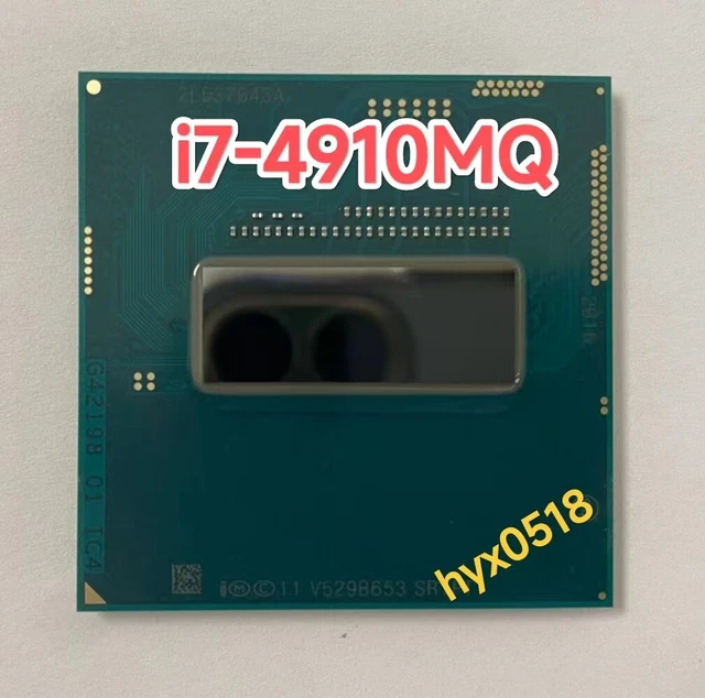 INTEL I7-4910MQ SR1PT 2.9GHz 4-CORE 8M Processor PGA947 Socket G3 ...