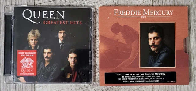 QUEEN-GREATEST HITS. ISLAND-DIGITAL Remaster and Freddie Mercury-Solo ...