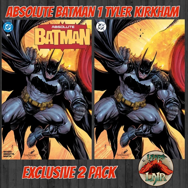 ABSOLUTE BATMAN 1 Tyler Kirkham Exclusive Virgin & Variant 2-Pack Ltd ...