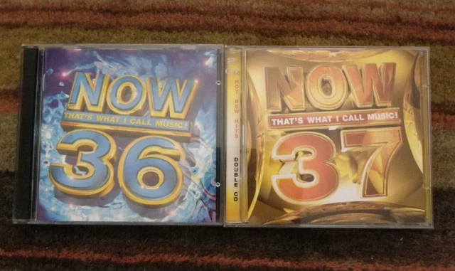 NOW THAT'S WHAT I Call Music 36 and 37 - Two Double CDs £3.25 - PicClick UK