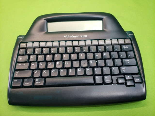 ALPHASMART 3000 WORD Processor Portable Full Keyboard Classroom W/New ...
