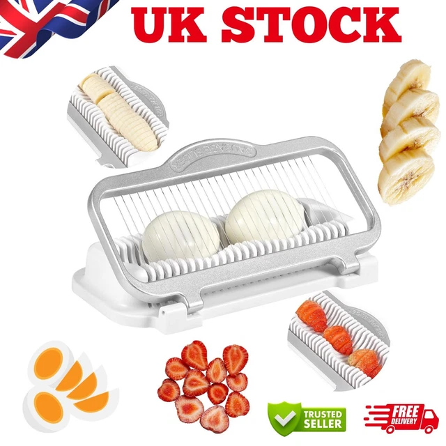 EGGS SLICER CUTTER Eggs Chopper Hard Eggs Stainless steel slicer banana ...