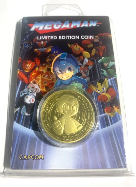 MEGA MAN 30TH Anniversary Retro Gamer Limited Edition Coin Only 1000 ...