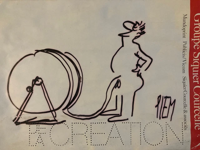 BEAU DESSIN ORIGINAL Piem Unique Humour Erotisme BD signé Erotique 2000 ...