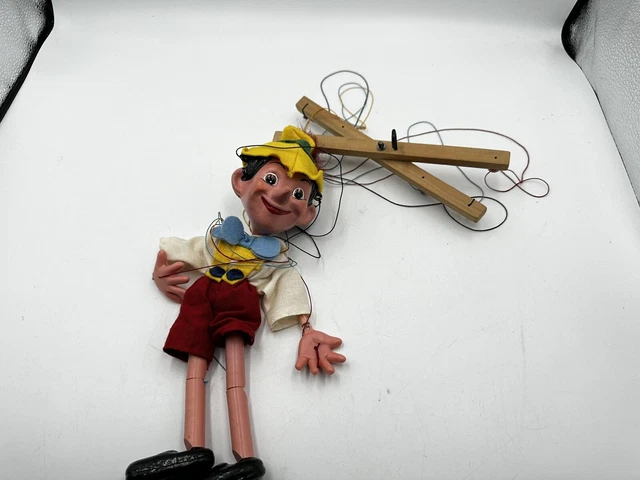 RARE PELHAM PINOCCHIO Marionette ~ 1960-80s England ~ Disney String ...