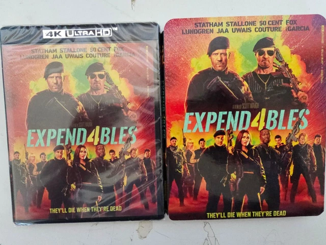 Expend4bles Expendables 4 2023 4k Uhd Blu Ray Digital Copy Unused
