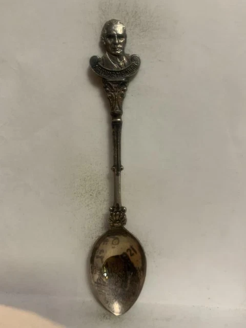 ARTHUR MEIGHEN 1920 1921 Canadian Prime Minister Souvenir Spoon $6.90 ...