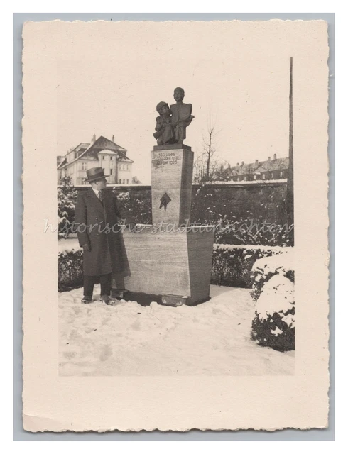 ESSEN-STEELE - JAHRHUNDERTBRUNNEN von Franz Guntermann - Altes Foto EUR ...