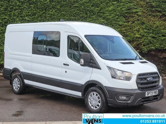FORD TRANSIT 350 FWD TREND 2.0TDCI 130PS L3 H2 LWB 6 SEAT CREW VAN ...