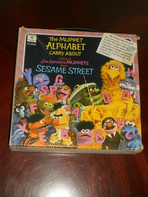 SESAMSTRASSE JIM HENSON'S Muppet Alphabet & 7 Schallplatten Set 45's ...